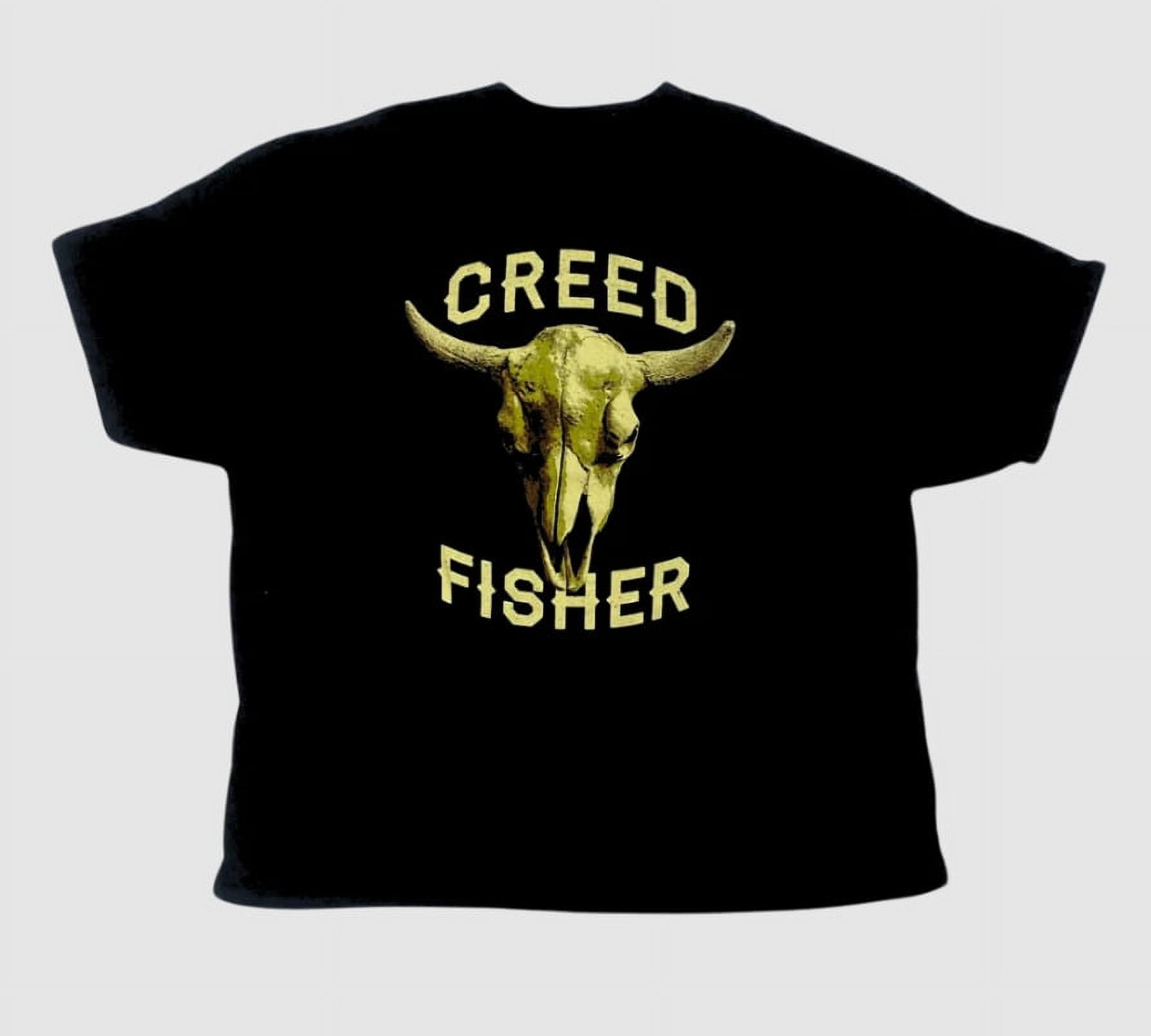 Vtg Creed Fisher Singer Tour Concert Cotton Black Full Size Unisex ...