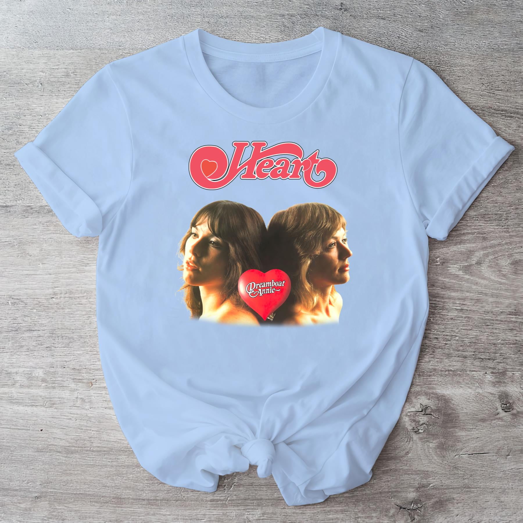 Vtg HEART DREAMBOAT ANNIE Cotton White Unisex Classic Tee Shirt-TH14594 - Walmart.com