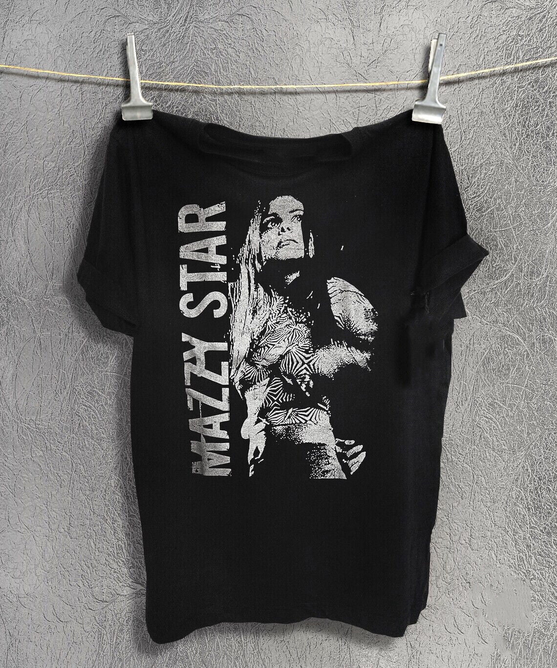 Vtg Hope Sandoval Mazzy Star Cotton Black All Size Unisex Shirt J673 ...