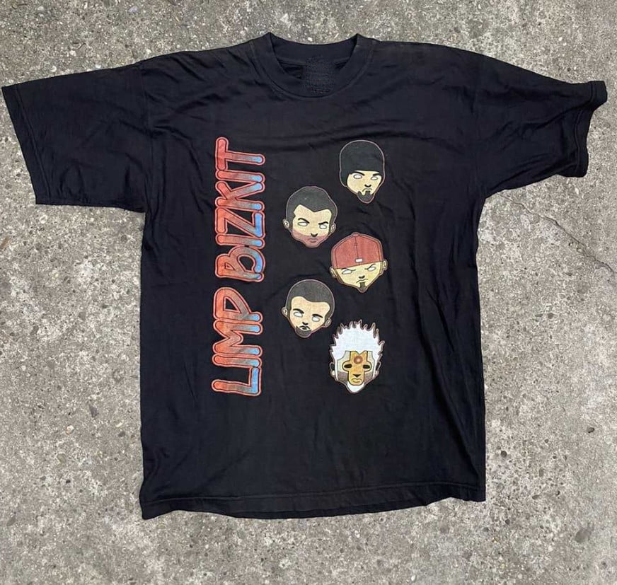 Vtg LIMP BIZKIT Band Members Cotton Black Full Size Men Women Shirt ...
