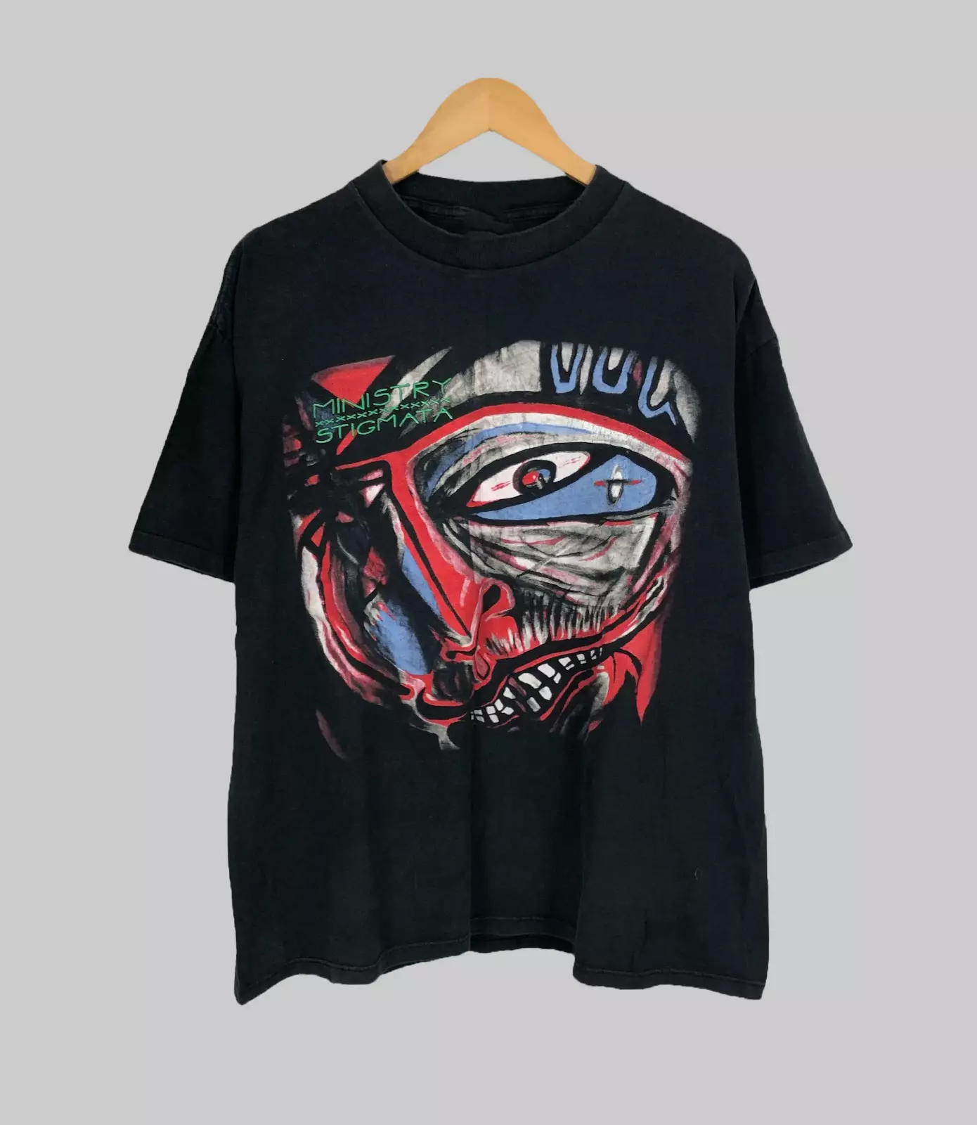 Vtg Ministry Band Stigmata Cotton Black Full Size Men Women Shirt ...