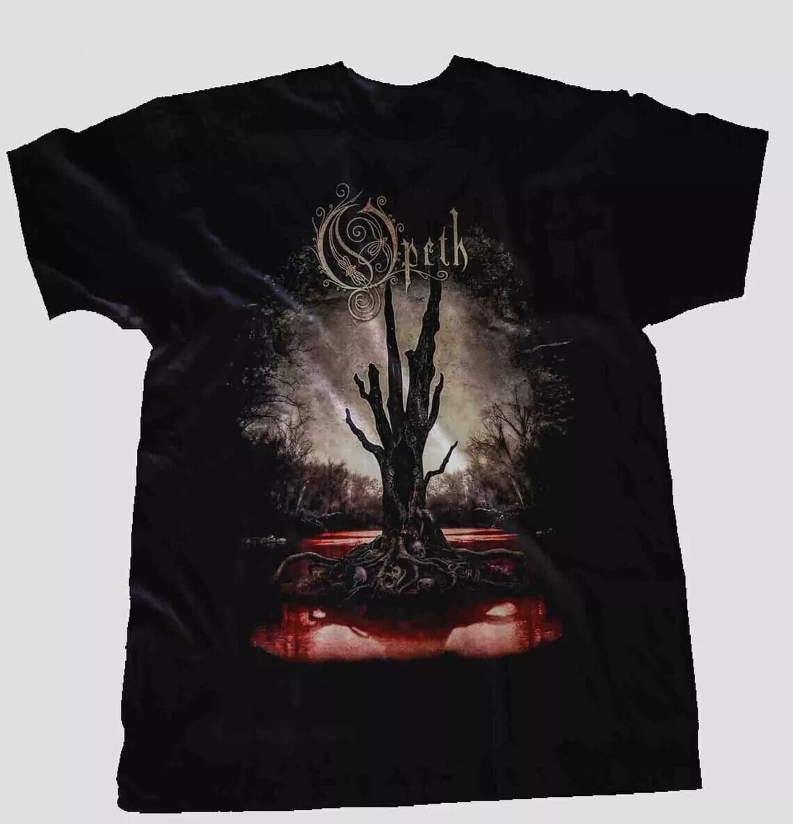 Vtg Opeth Band Blackwater Park Cotton Black Full Size Unisex Shirt ...