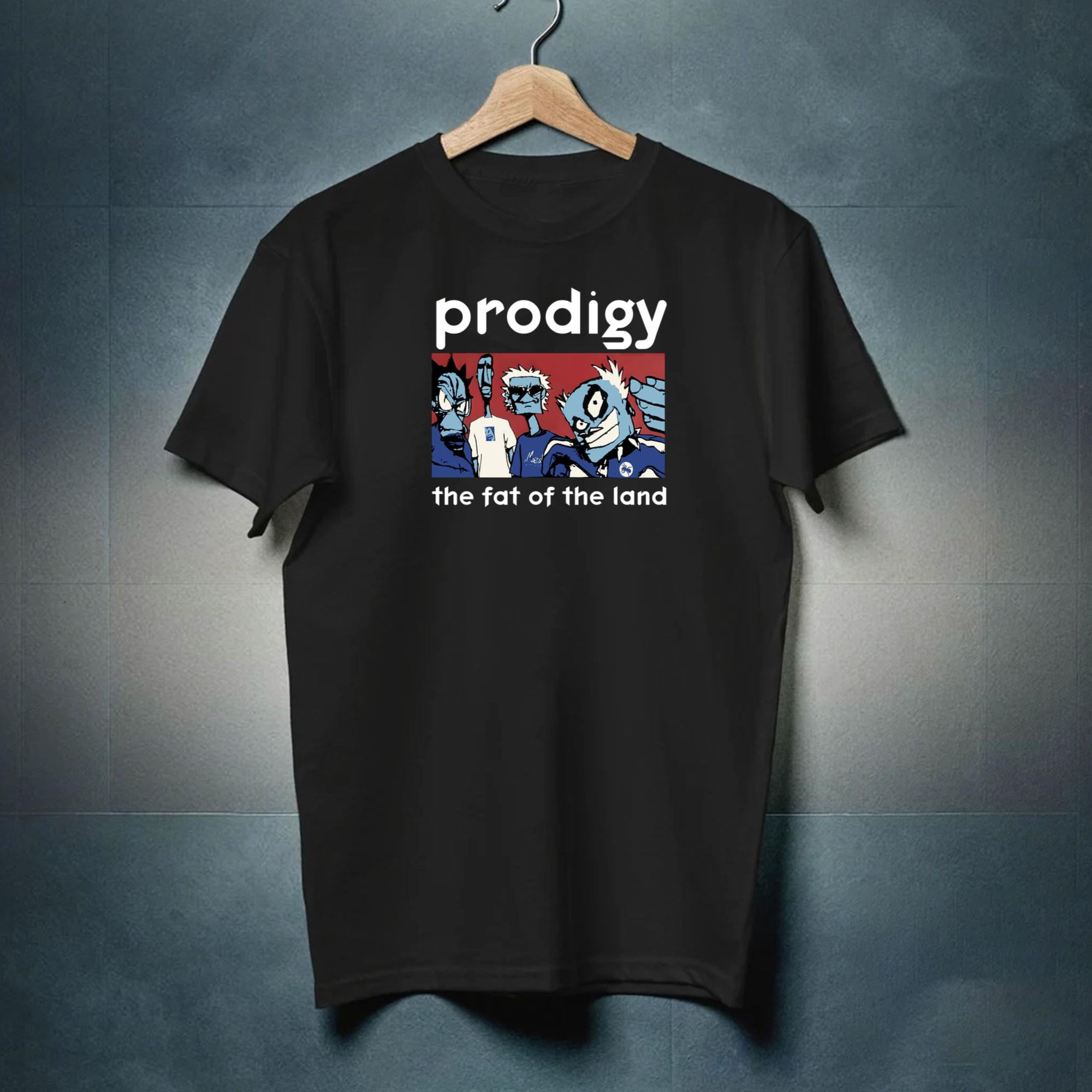 Vtg PRODIGY 1997 The Fat Of The Land Cotton Black S-3XL Unisex Shirt ...