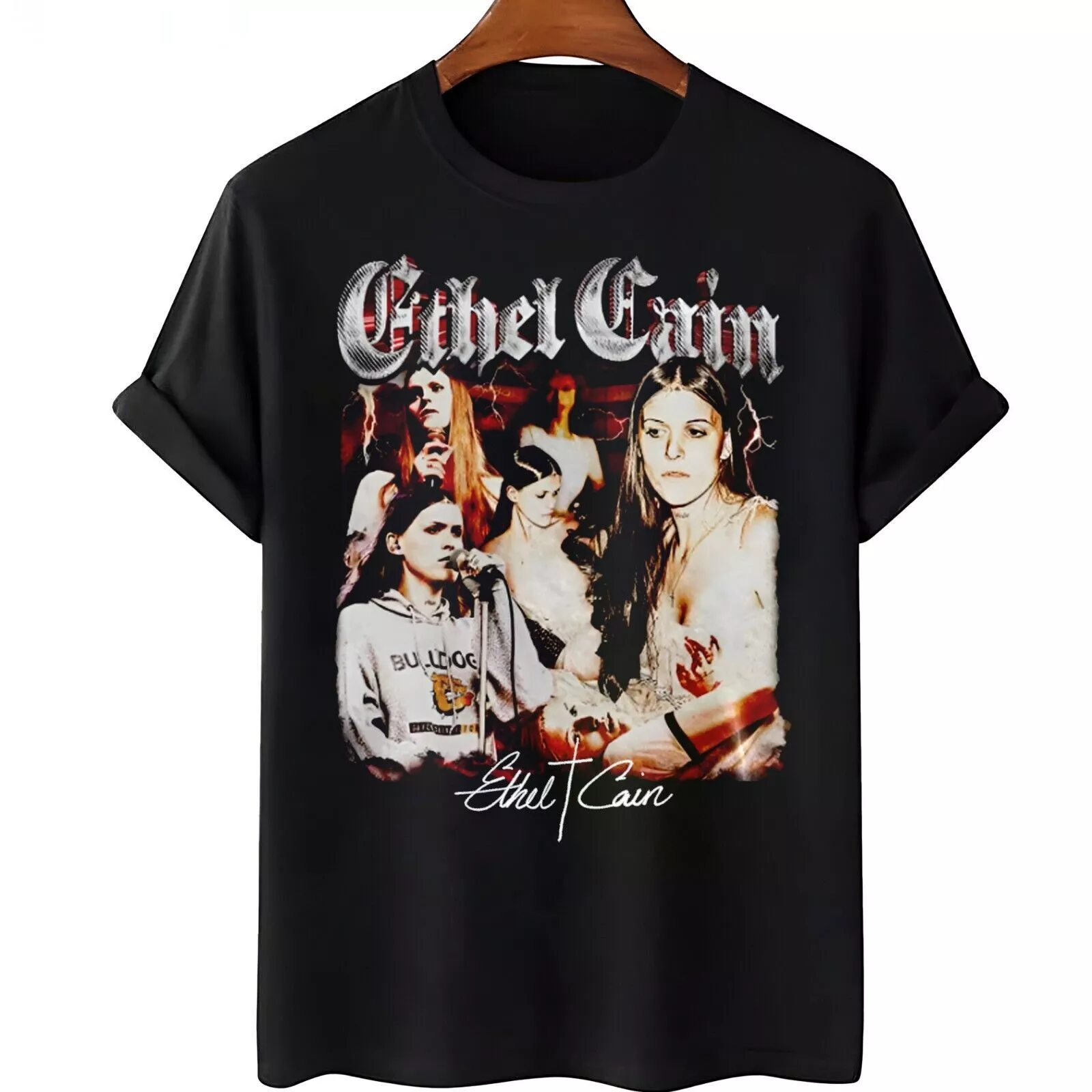Vtg Rare Ethel Cain Singer Cotton Black All Size Unisex Shirt AP299 ...