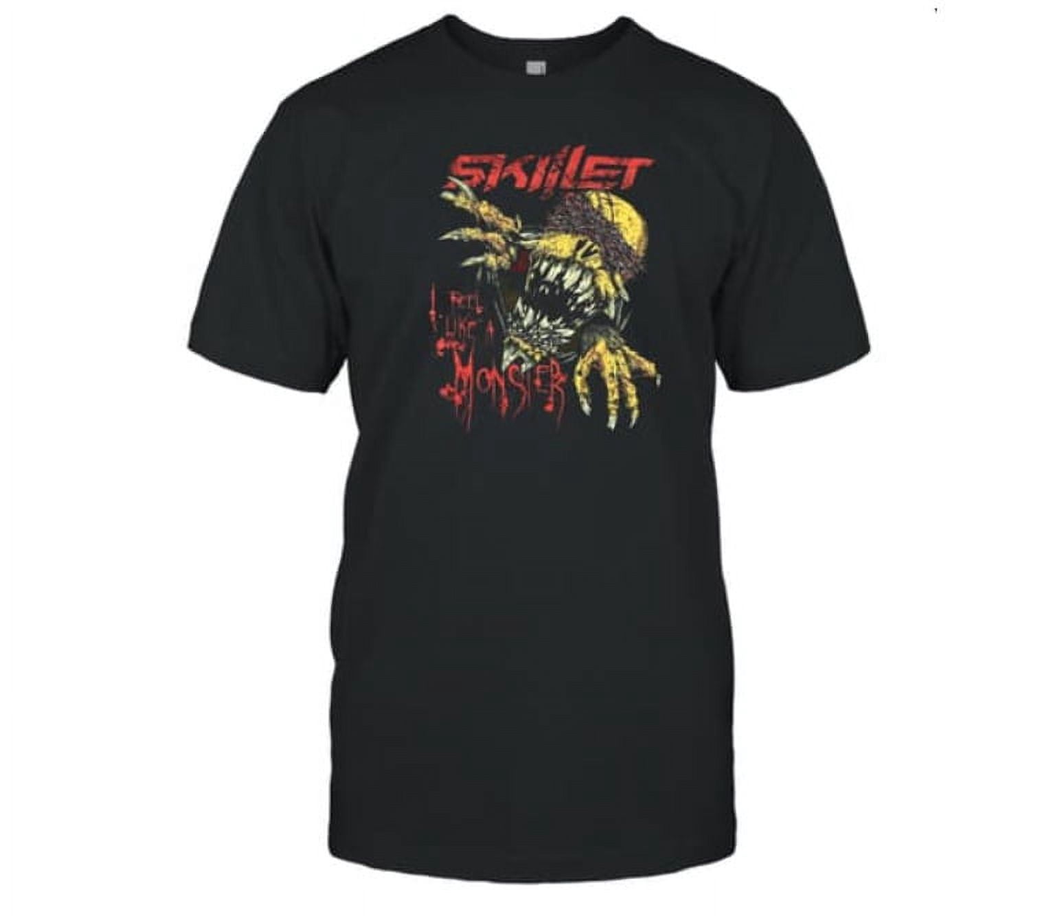 Vtg SKILLET I FEEL LIKE A MONSTER CONCERT Black Shirt - Walmart.com
