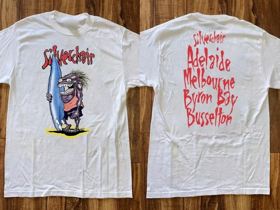 Vtg Silverchair Band Concert Tour Cotton White Unisex Us Size Shirt ...