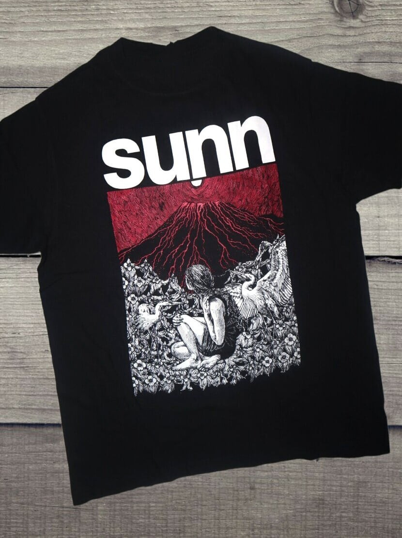 Vtg Sunn O))) Band Short Sleeve heavy Cotton Black T Shirt For Men ...