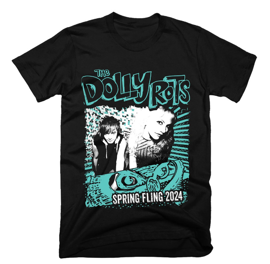 Vtg The Dollyrots Band Spring Fling 2024 Cotton Black S-5XL Shirt ...