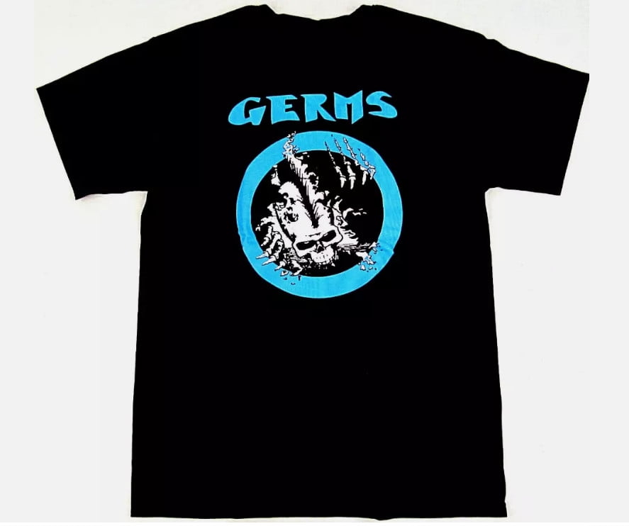 Vtg The GERMS Band Short Sleeve Heavy Cotton Black Full Size Shirt ...