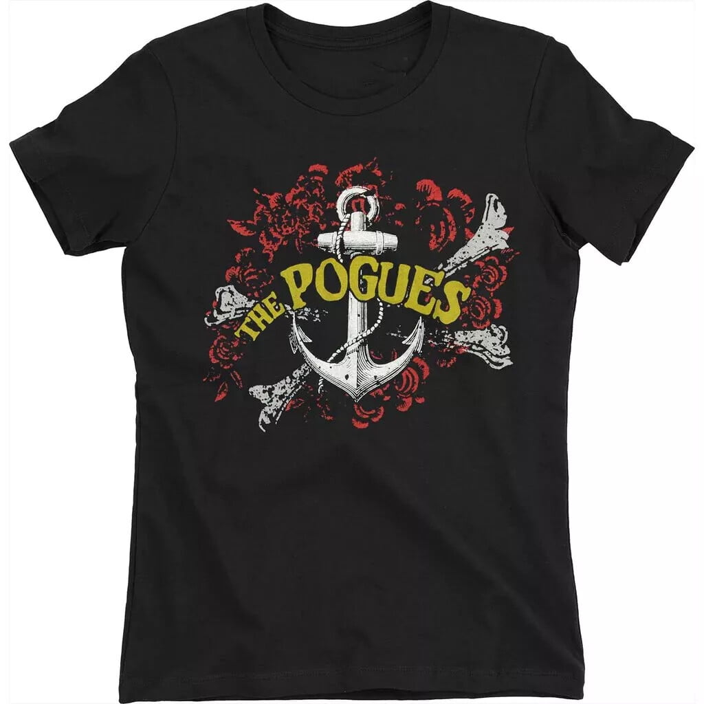 Vtg The Pogues Band Music Tour Cotton Black All Size Men Women Shirt ...