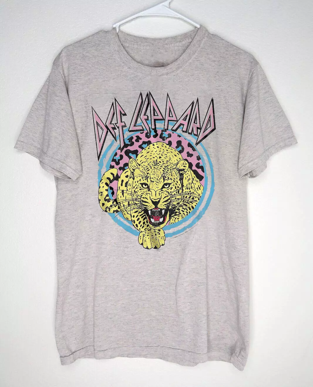 Vtg Tiger Def Leppard Band Gift For Fan Sport Gray Size S-5xl Shirt ...
