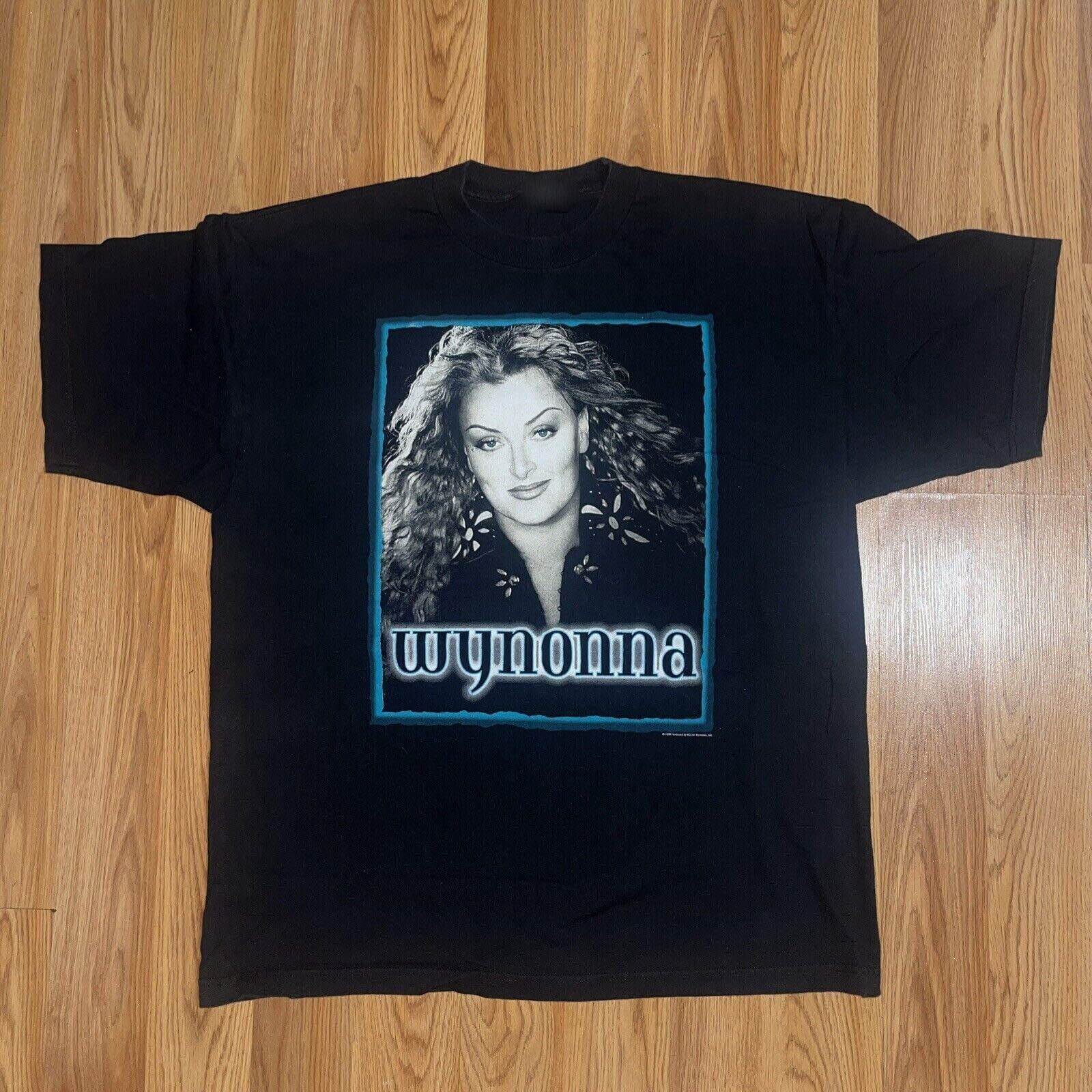 Vtg Wynonna Judd Country Music Heavy Cotton Black Unisex Tee Shirt ...