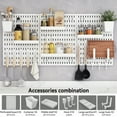 Vtin 22 Piece Pegboard Combination kit, 3 Peg boards and 18 Accessories ...