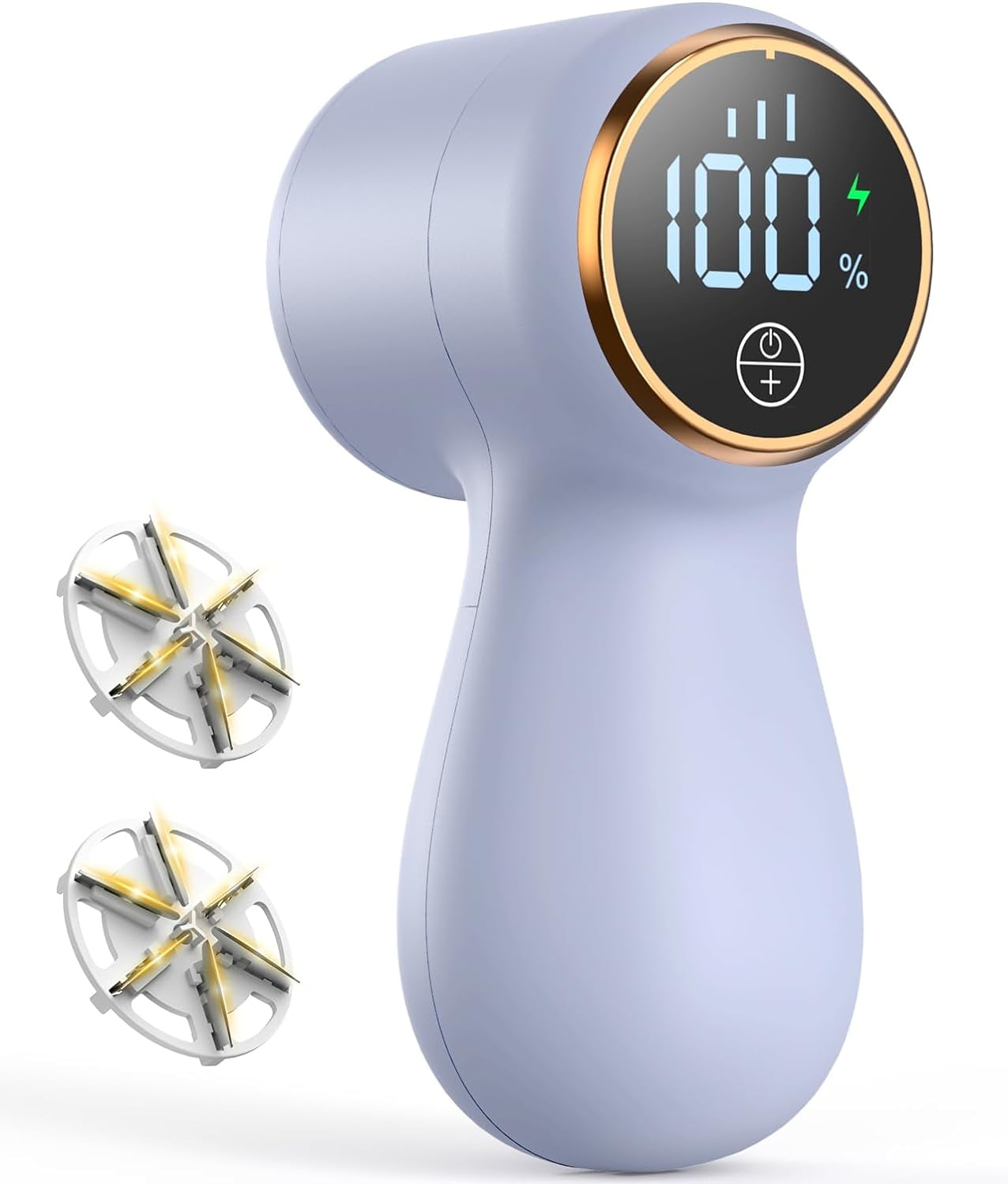 Vtin Rechargeable Fabric Shaver Lint Remover, Sweater Shaver with 3 ...