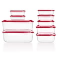 Sindcom 18 Pieces Meal Prep Containers, 4-Size ，Plastic Containers with ...