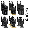 20 Metal Wood Oscillating Multitool Quick Release Saw Blades Compatible ...