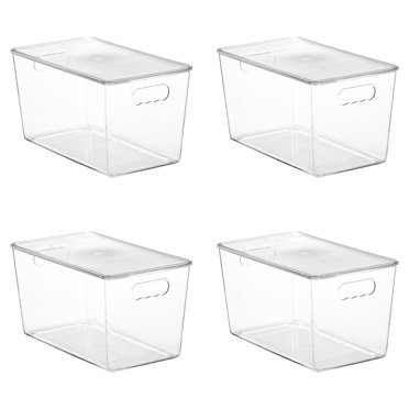 Really Useful Box 9L Plastic Storage Container with Snap Lid & Clip ...