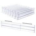 "Vtopmart Expandable Drawer Dividers, Adjustable Plastic Separators for ...
