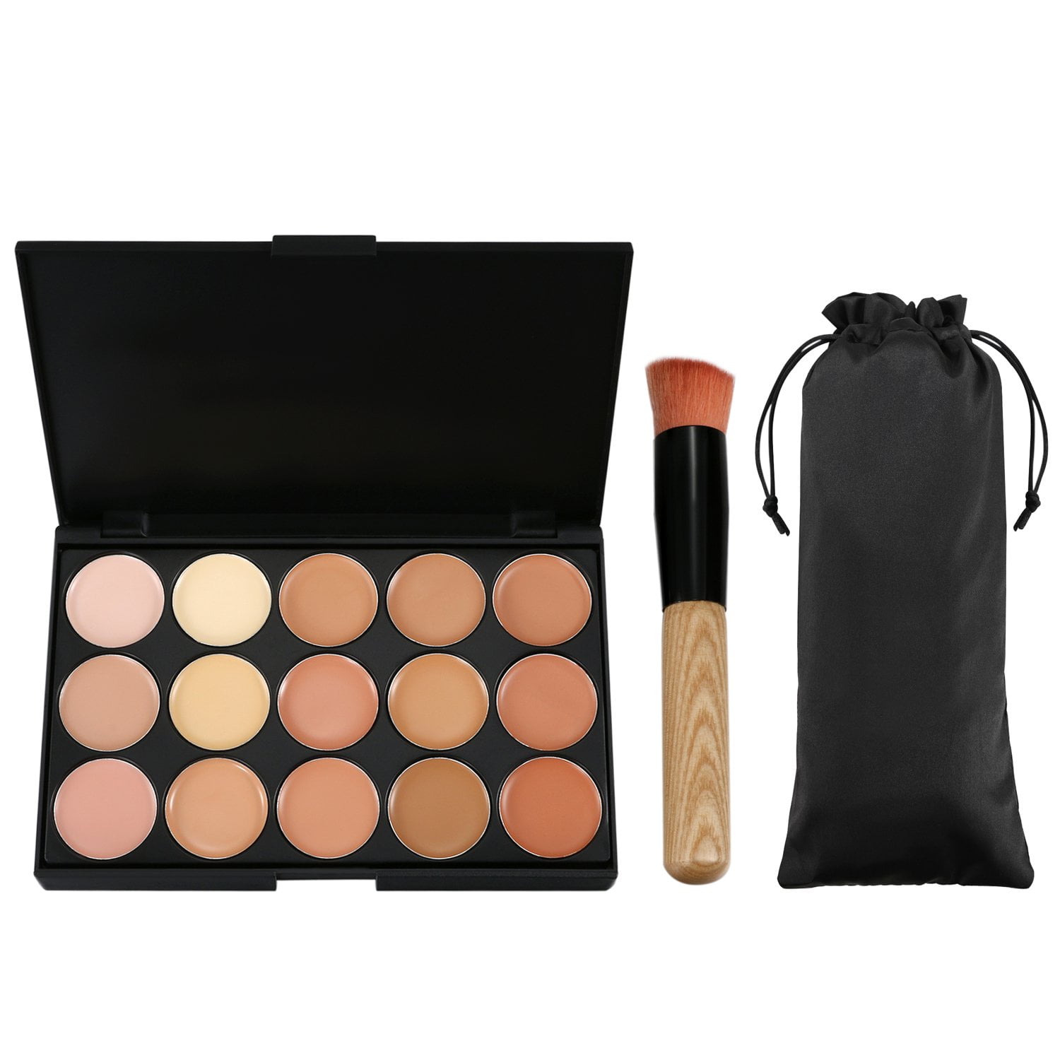 Vtrem 15 Colors Contour MMF7 Palette Kit Camouflage Concealer Palette Christmas Gifts Eyeshadow ...