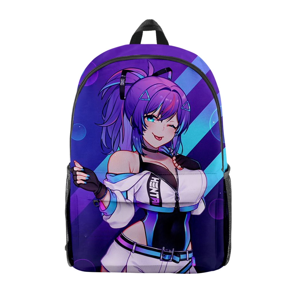 Vtuber Projekt Melody Merch Zipper Backpack Fashion Men/Women 3D Print ...
