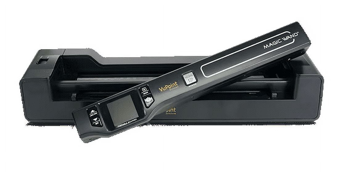 VuPoint Magic Wand III Portable Scanner - 1050 DPI, Wireless, Black ...