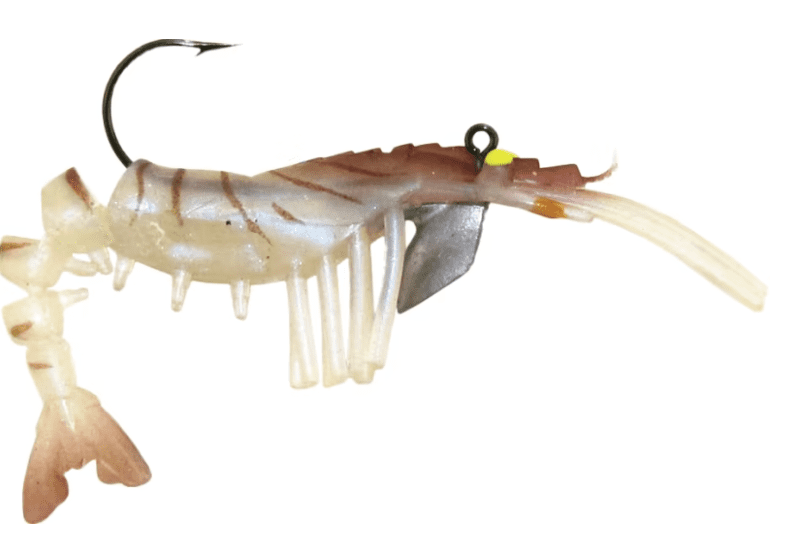 Vudu Shrimp 3.25" Softbait, 1/4oz, Natural, 2 Count - Walmart.com