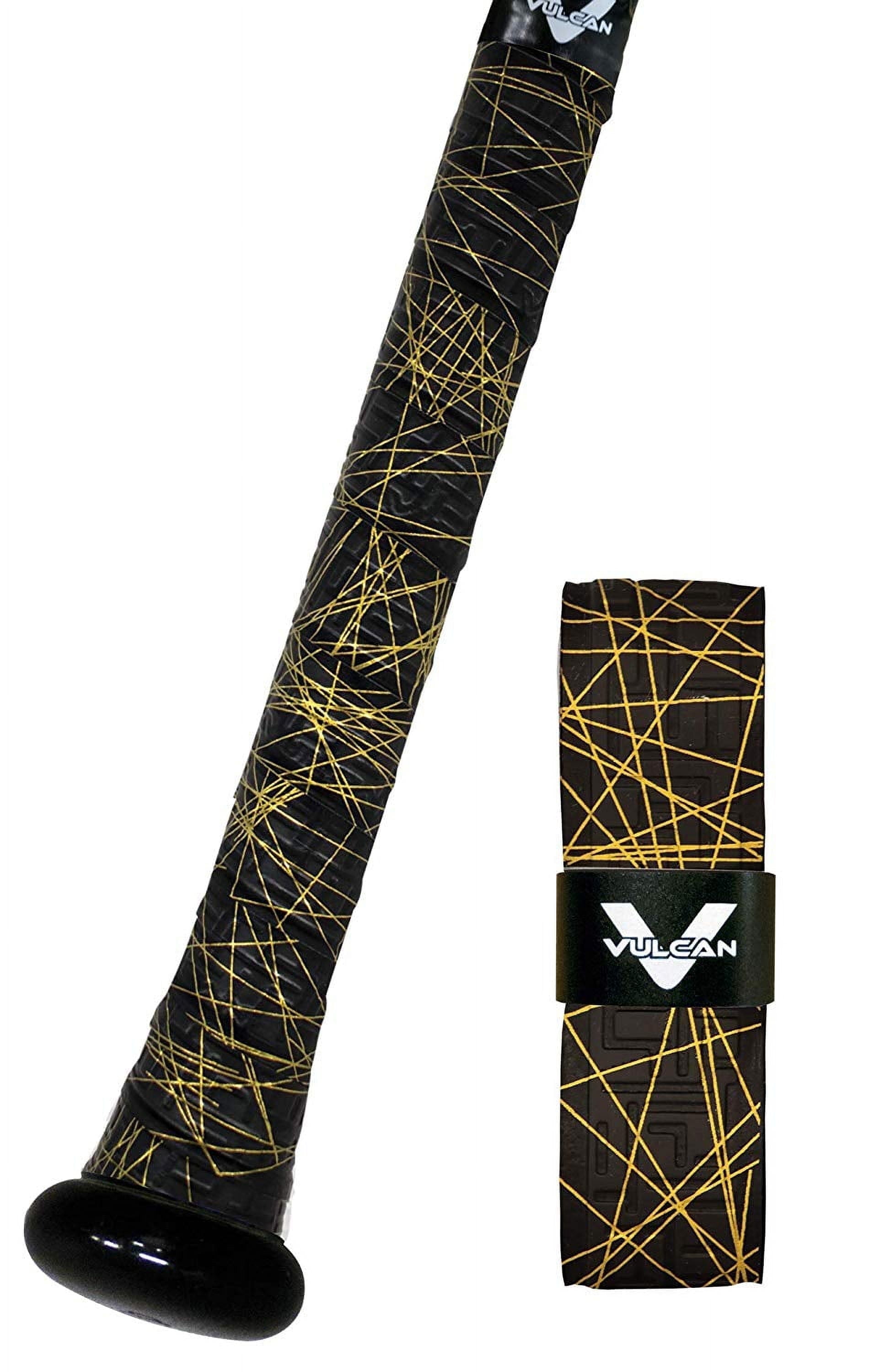 Vulcan 0.50mm Bat Grip | Gold Lazer | Baseball/Softball | Multiple ...