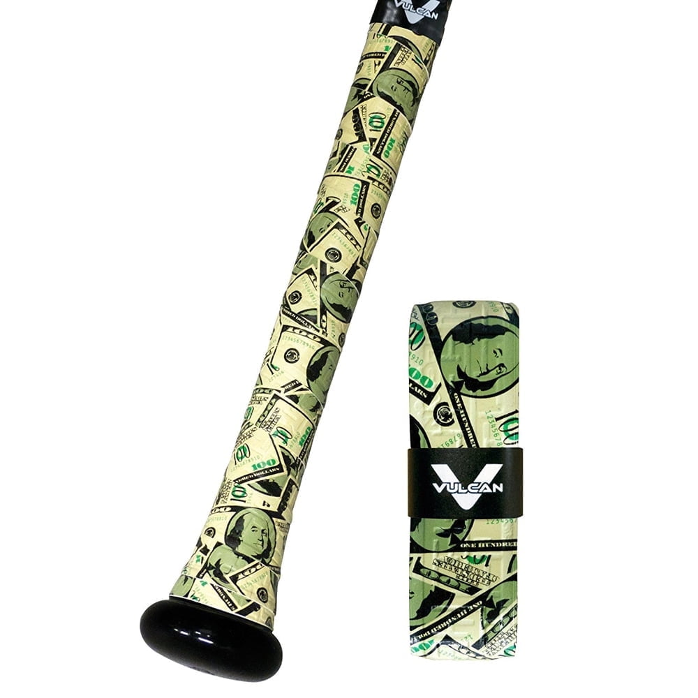 Vulcan 0.50mm Bat Grip, Money - Baseball/Softball Handle Wrap, Advanced ...