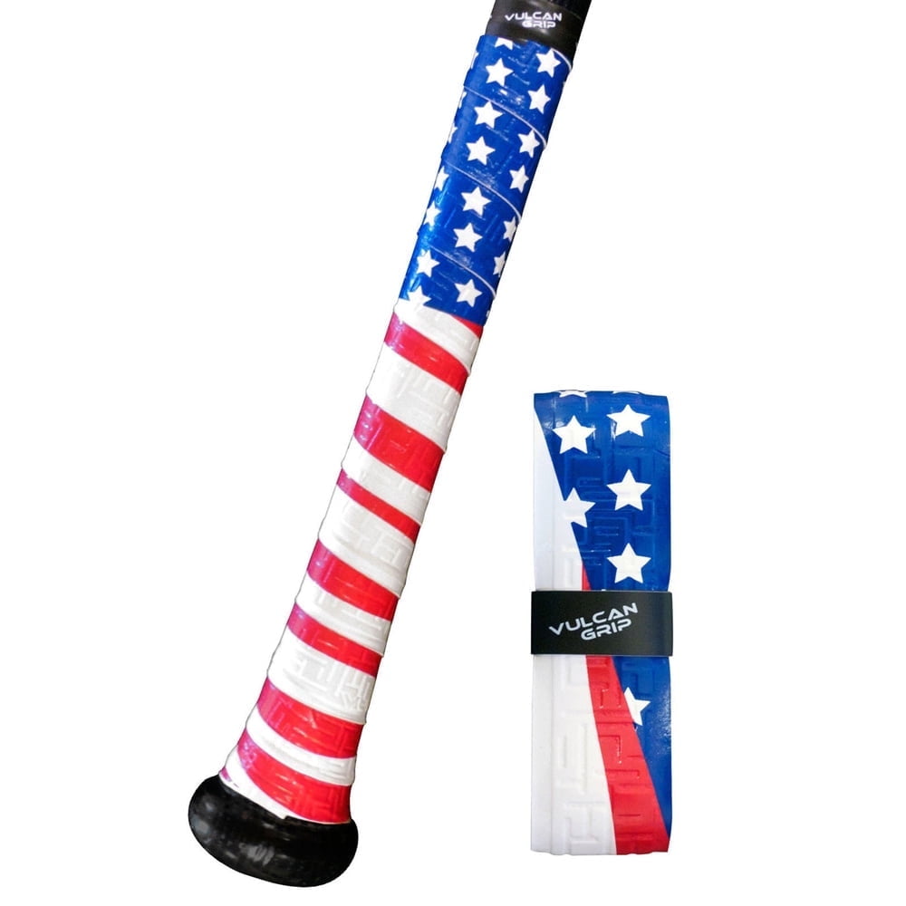 Vulcan 0.50mm Bat Grip | Old Glory | Baseball/Softball | Multiple ...