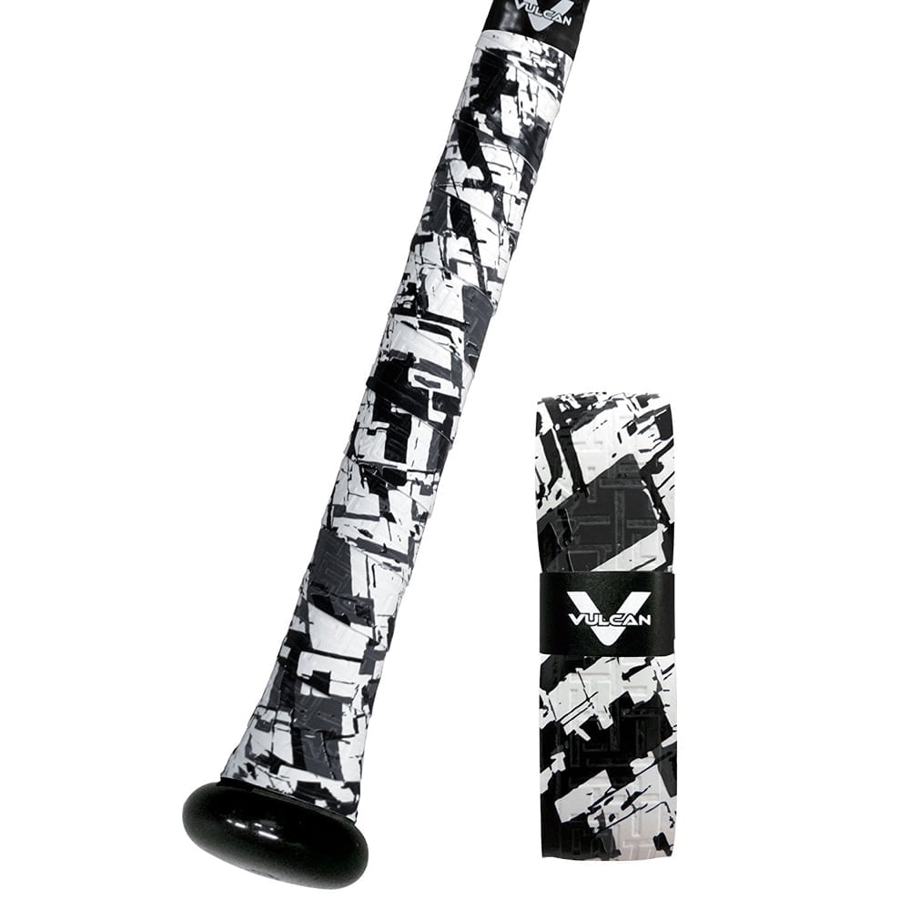Vulcan 0.50mm Bat Grip | White Noise | Baseball/Softball | Multiple ...