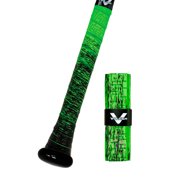 Vulcan 1.00mm Bat Grip | Green Glow | Baseball/Softball | Multiple ...
