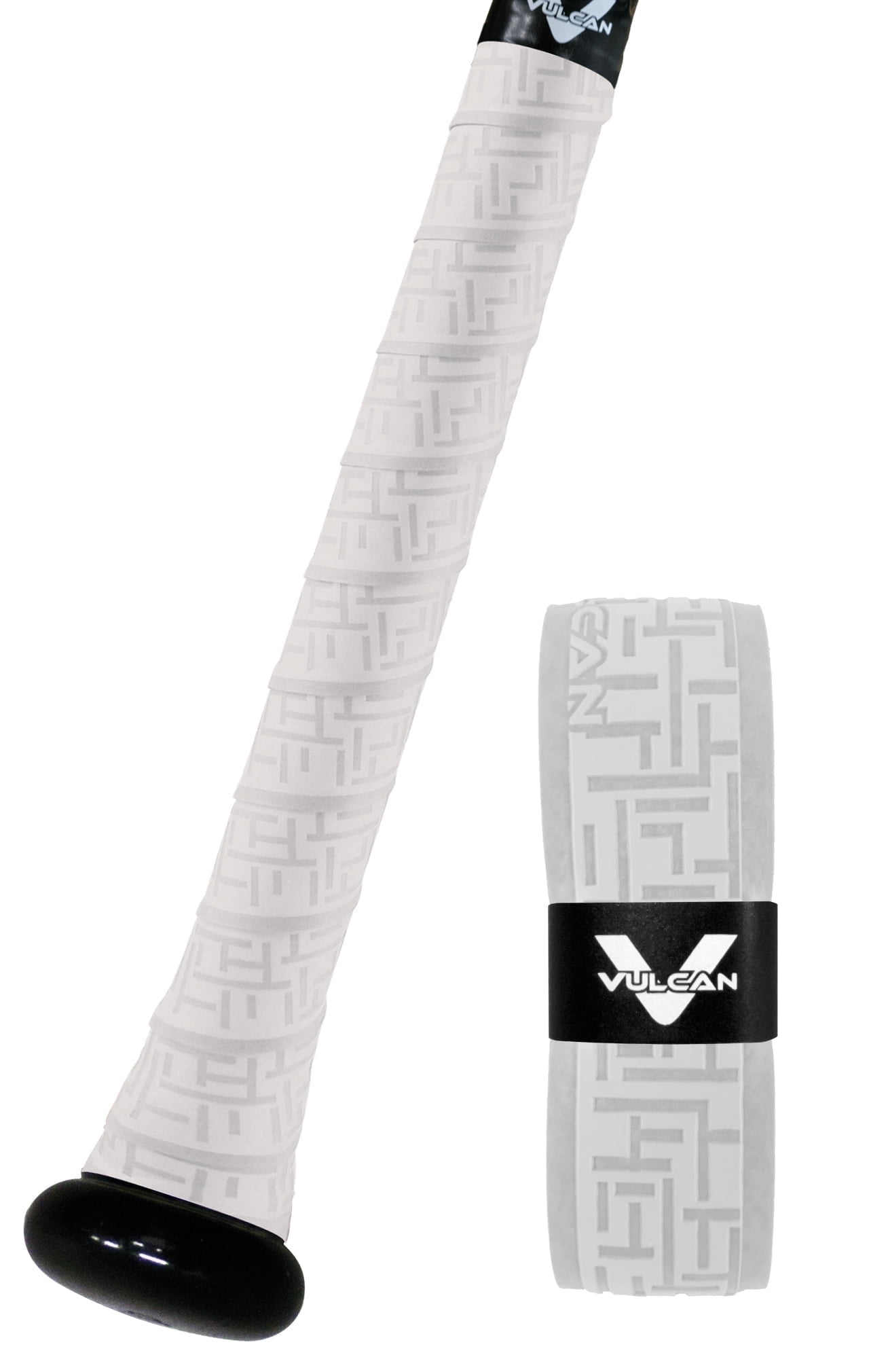 Vulcan 1.00mm Bat Grip | White | Baseball/Softball | Multiple Styles ...
