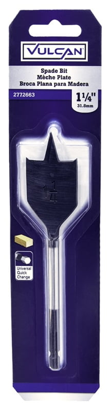 Vulcan 278551OR Spade Drill Bit, 1-1/4 in Dia, Hex Shank - Walmart.com