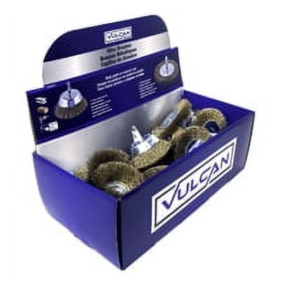 Vulcan 323690OR Assorted/Coarse-Grade Wire Wheel Brush Kit, 3, 4 in Dia ...