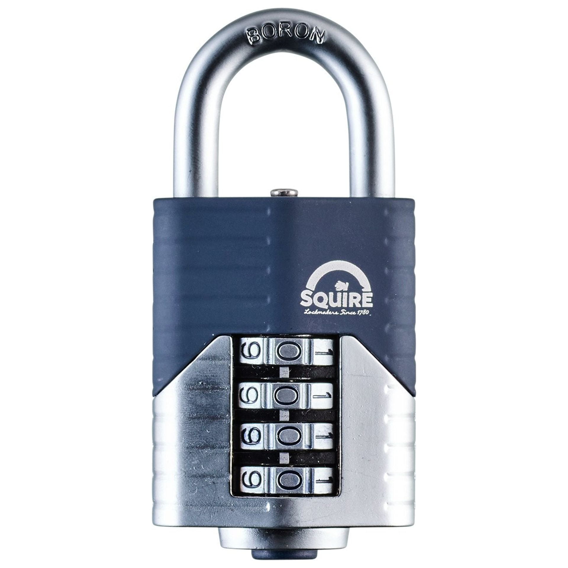 Vulcan Combi 50 Open Shackle | Boron Hardened Steel Combination Padlock ...