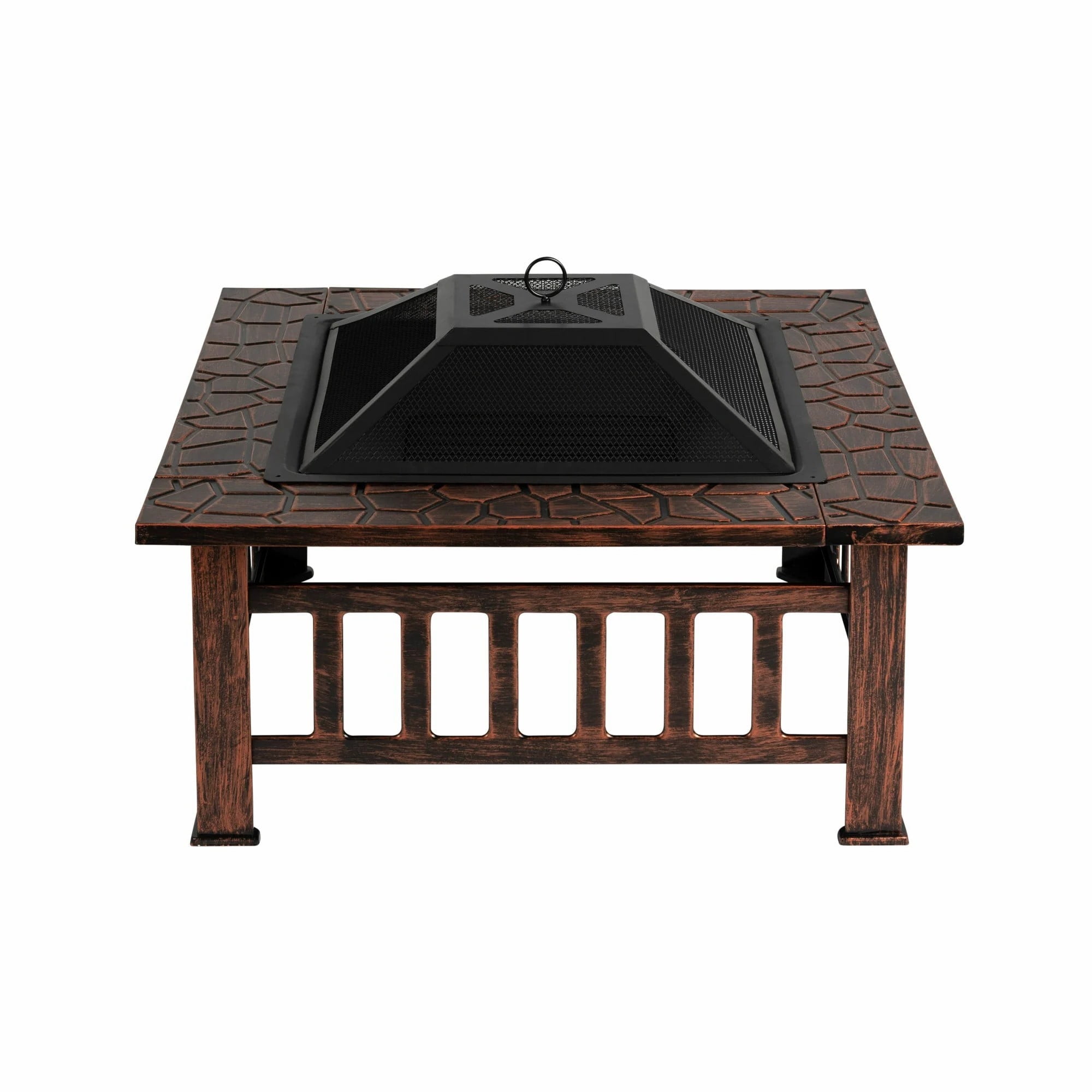 Vulcan Foxdale Steel Square Wood-Burning Fire Pit - Walmart.com