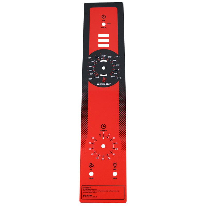 Vulcan Hart 00-497280-00001 Contrl Panel Overlay for Vulcan Hart Part ...