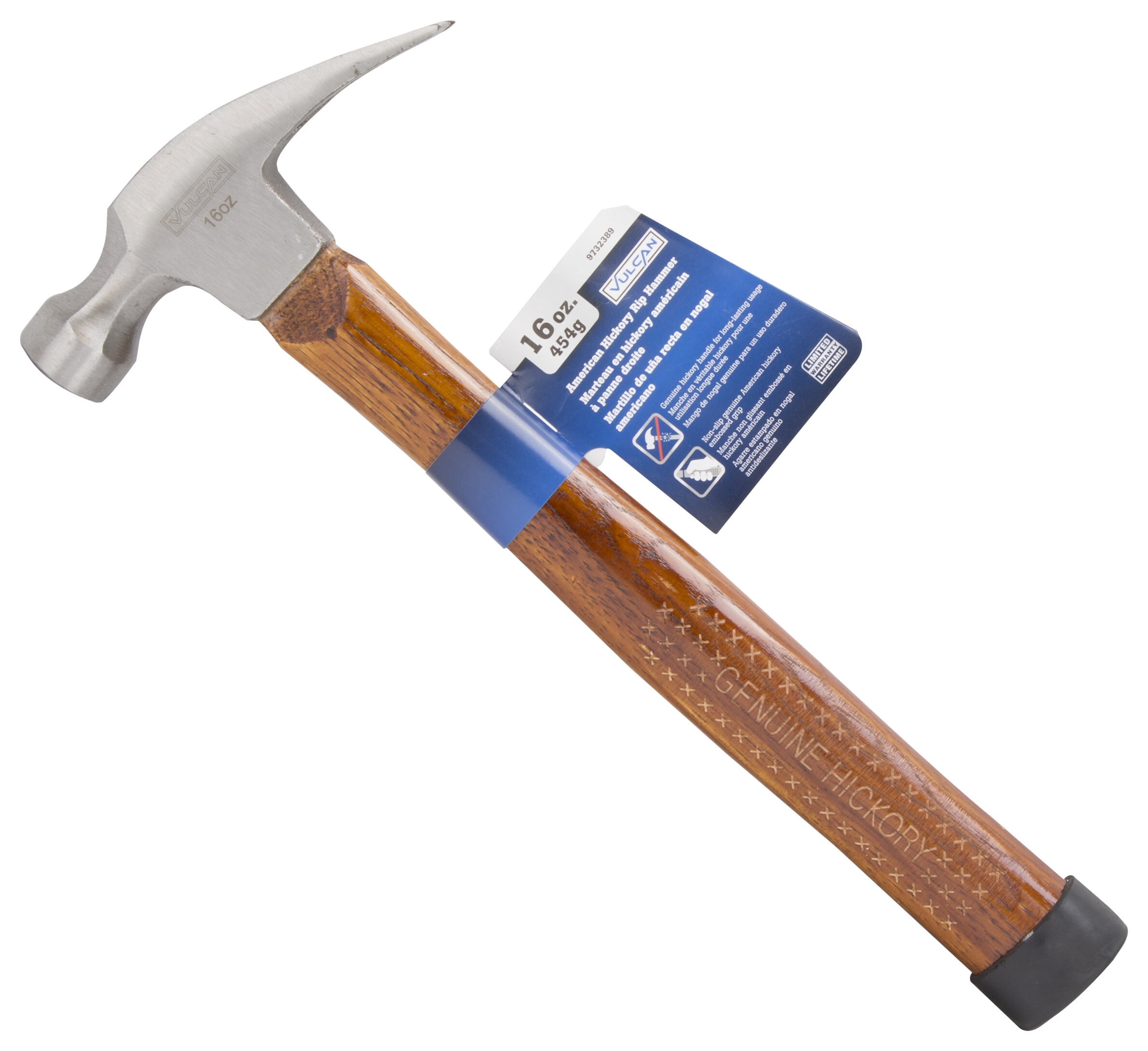 Vulcan JL20142 Ripping Claw Hammer Wood Handle 16 Ounce,Each - Walmart.com