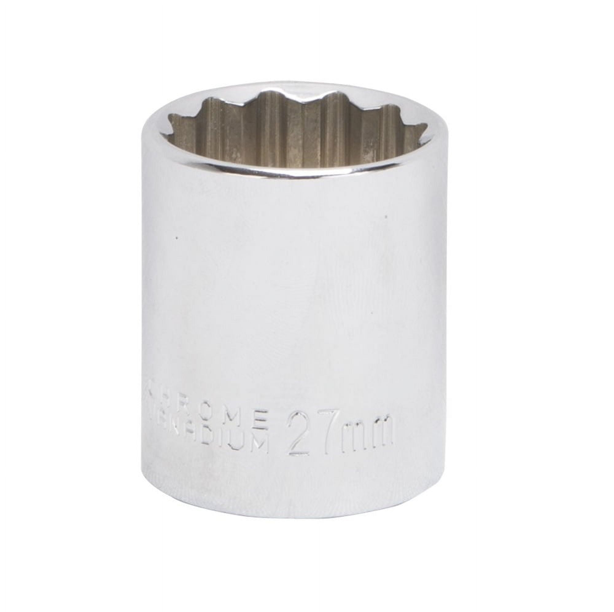 Vulcan MT6534143 Drive Socket, 27 mm Socket, 1/2 in Drive, 12-Point ...