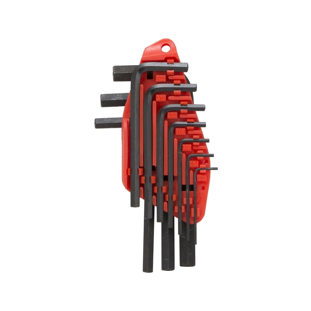 Vulcan TW-050-04 Short Arm Hex Key Set, SAE Measurement - Walmart.com