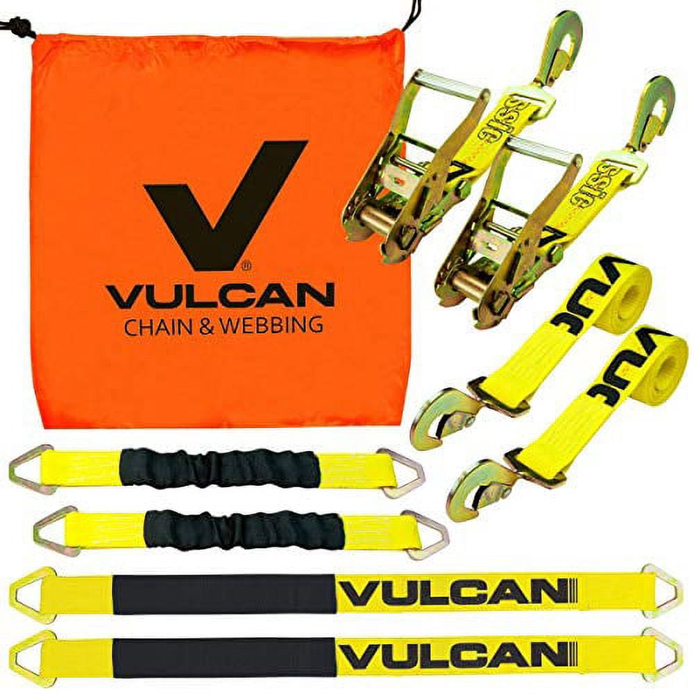 Vulcan Vulcan Complete Axle Tie Down System Cargo_Strap - Walmart.com