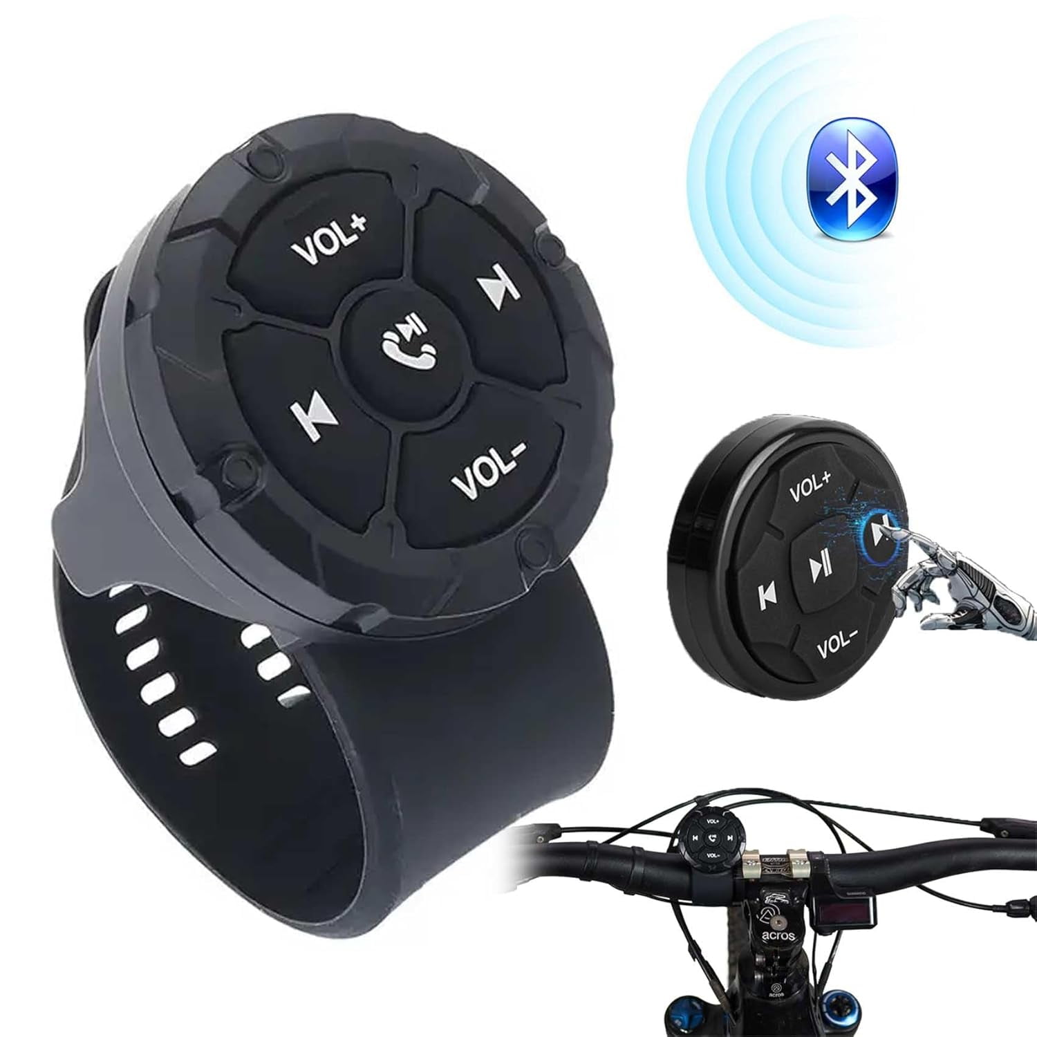 VulcanSync Pro - Bike Bluetooth Controller, Wireless Music Controller ...