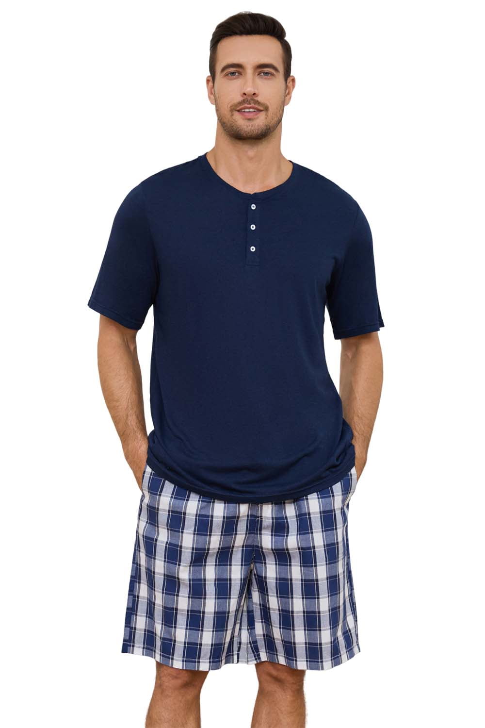 Vulcanodon Mens Pajama Set Short Sleeve, Pajamas Made from Bamboo Pulp ...