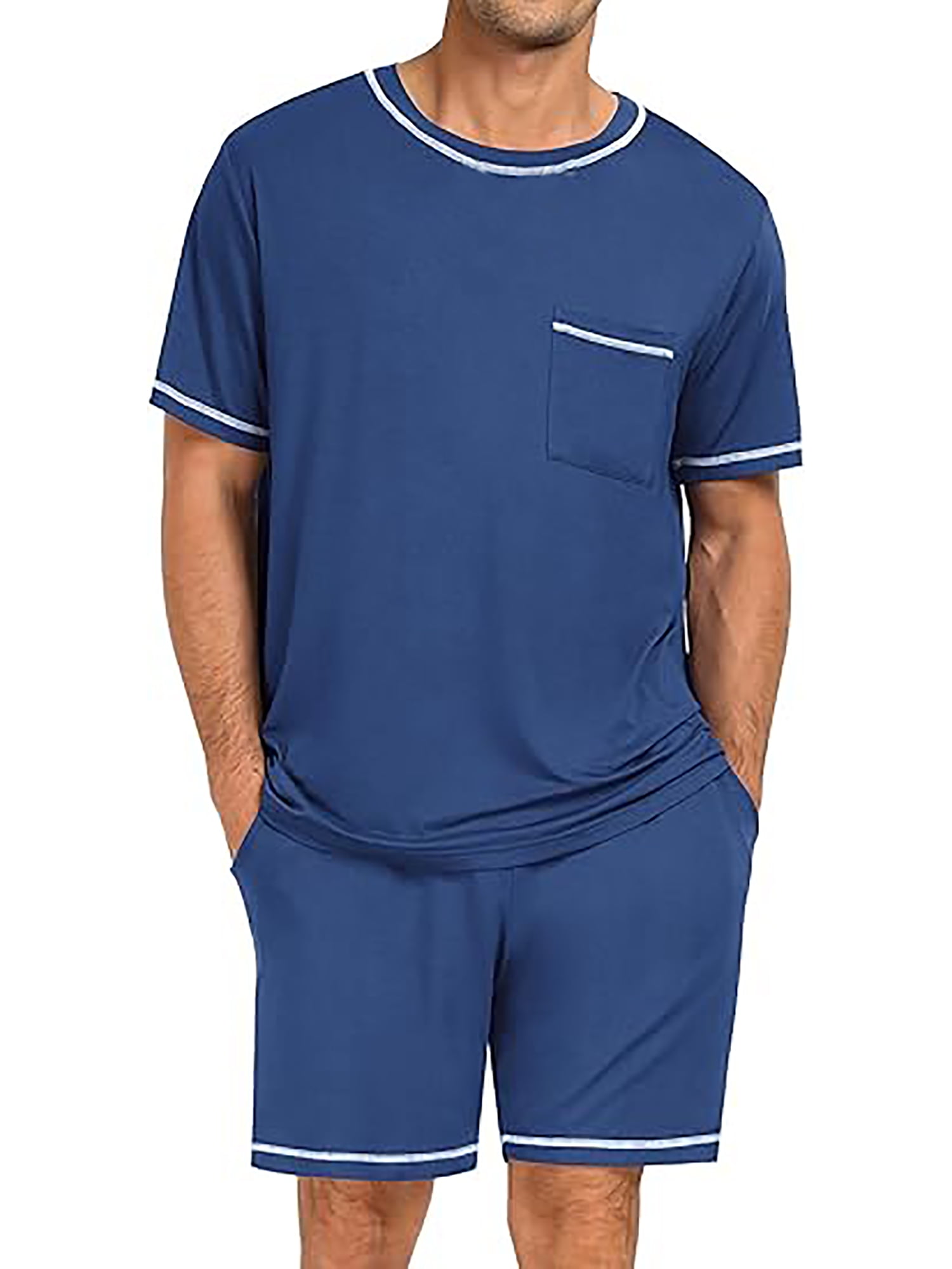 Vulcanodon Mens Short Pajama Set,Lightweight Sleepwear Soft Nightwear ...