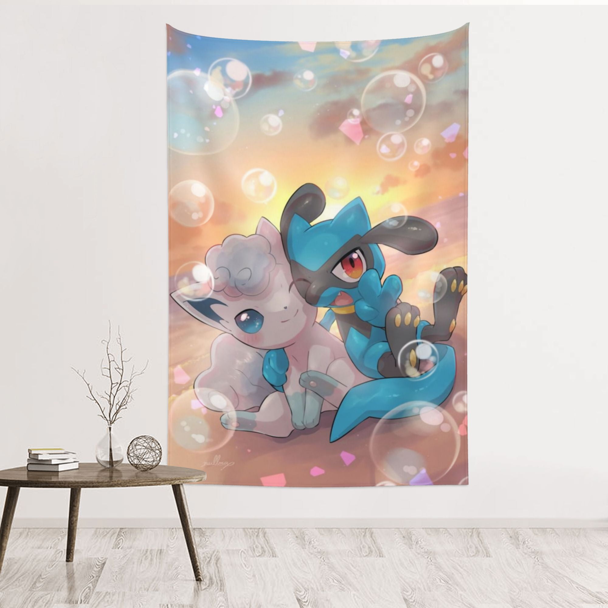 Vulpix Anime Tapestry-Anime Poster Wall Art-Anime Birthday Party ...