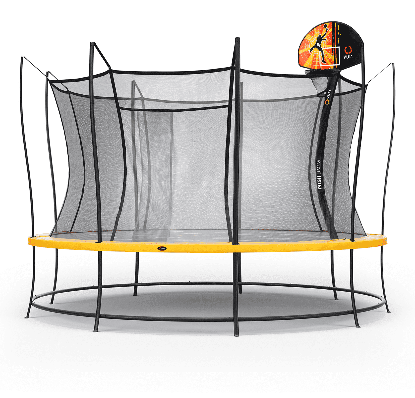 Vuly Lift 2 14ft Trampoline, Safety Net, Durable Frame (Extra Large ...