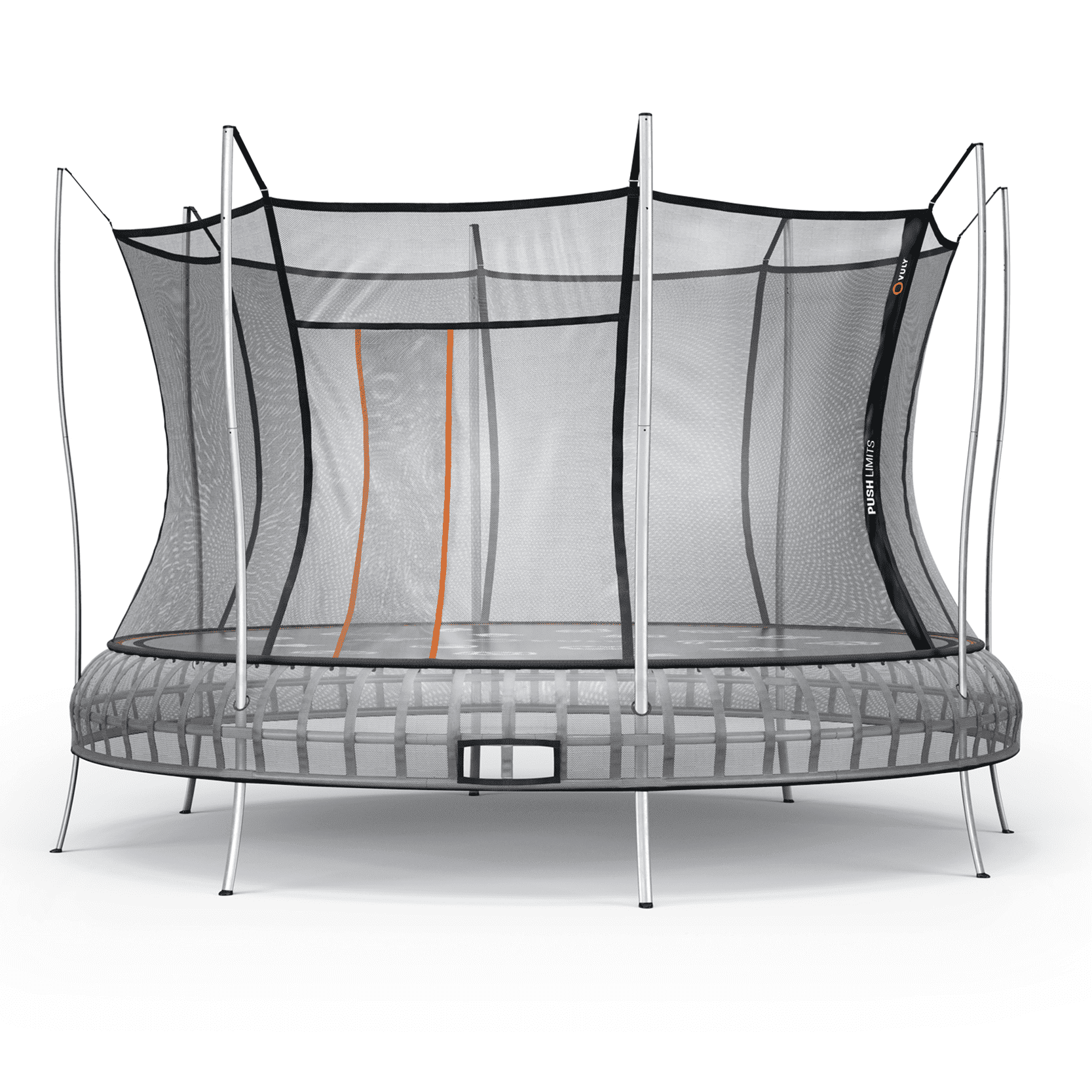 Vuly Thunder 14ft Springless Trampoline, Safety Net, Durable Frame ...