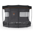 Vuly Thunder Pro 14ft Springless Trampoline, Safety Net, Durable Frame ...
