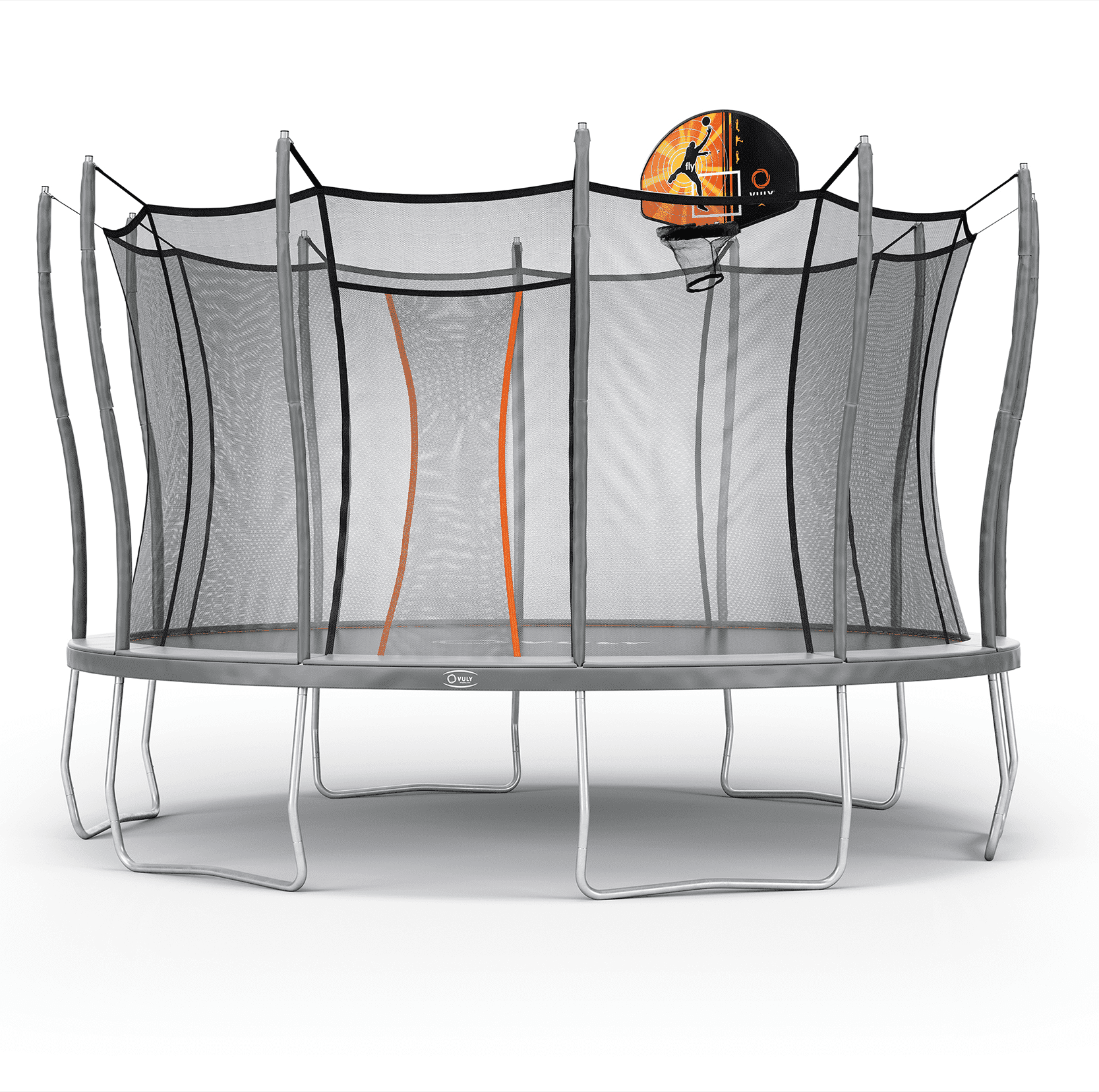 Vuly Ultra 14ft Trampoline, Safety Net, Durable Frame (Extra Large with ...