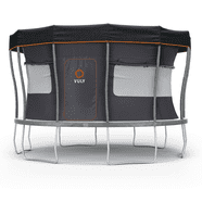VULY 12 Ft Ultra Outdoor Trampoline w/No Gap Netting, & Safety Padding ...
